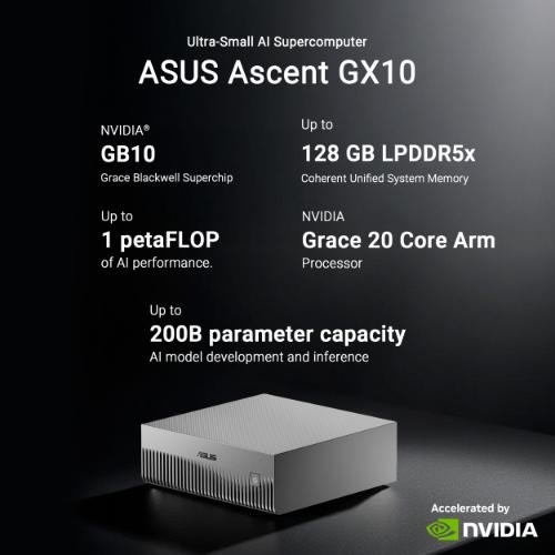 Buy ASUS Ascent GX10 (2TB) Compact Desktop AI Supercomputer in India At ...